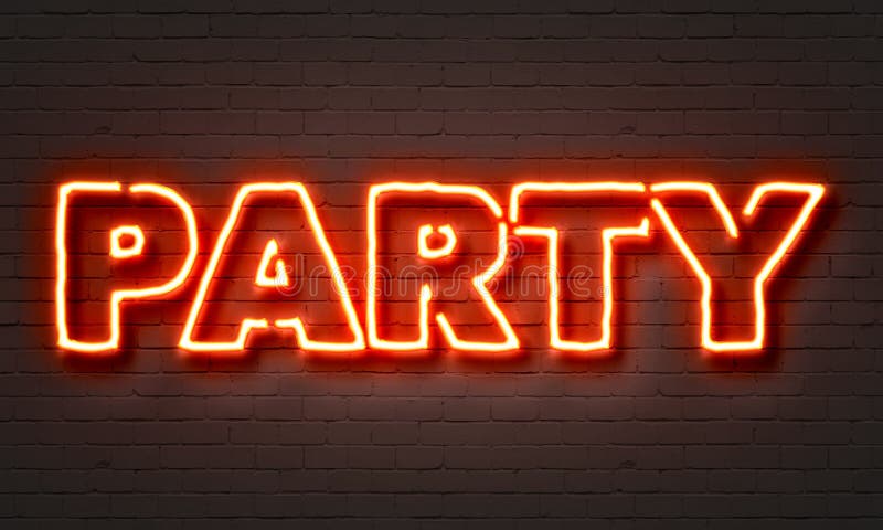 Neon Party Sign Stock Illustrations – 40,875 Neon Party Sign Stock ...