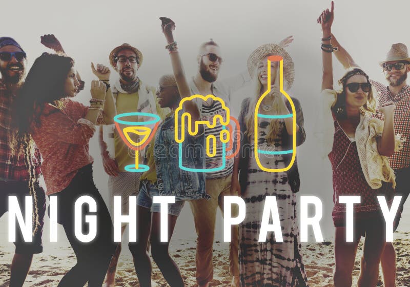 Party Night Life Fun Enjoy Concept Stock Photo - Image of fashion ...
