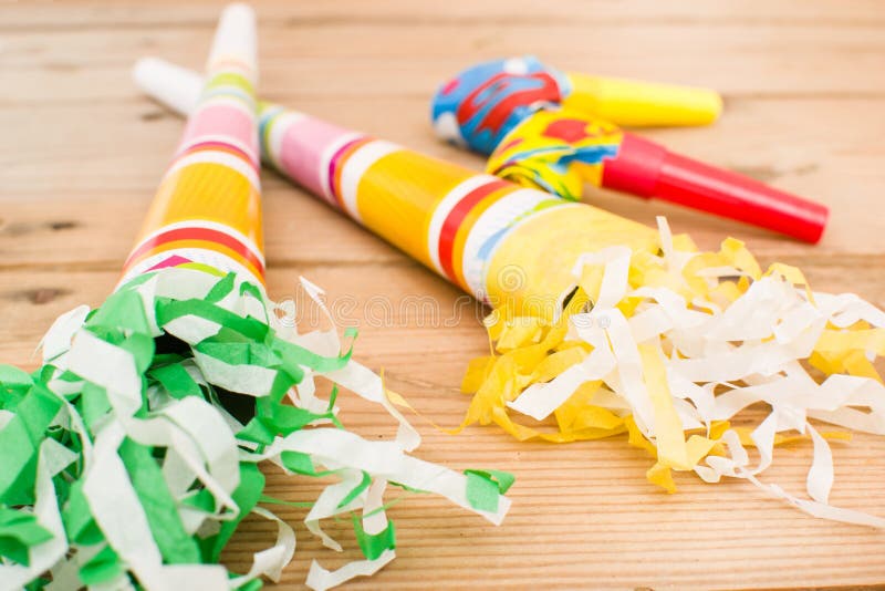 Party objects stock photo. Image of decoration, horn - 47472376