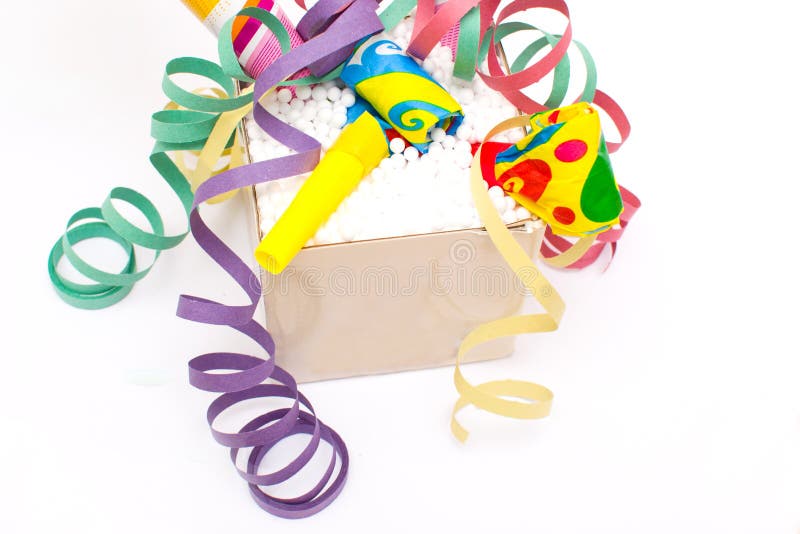 Party objects isolated stock image. Image of elements - 47283833