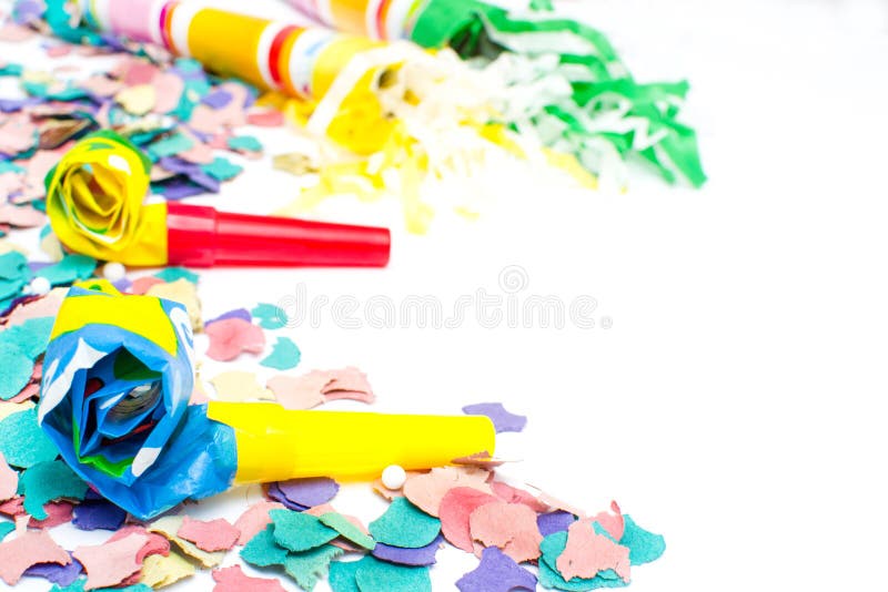 Party objects isolated stock photo. Image of party, color - 47324340