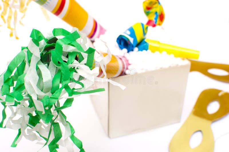 Party objects isolated stock photo. Image of birthday - 47502340