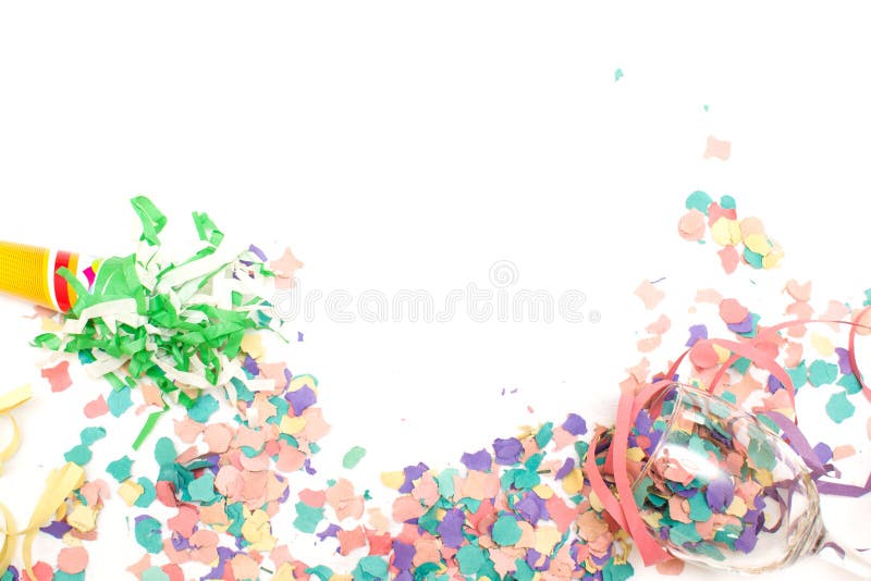 Party Objects in a Gift Box Stock Image - Image of celebration, cupcake ...