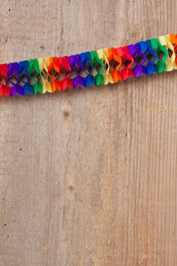 Party with paper chain stock photo. Image of anniversary - 88116336