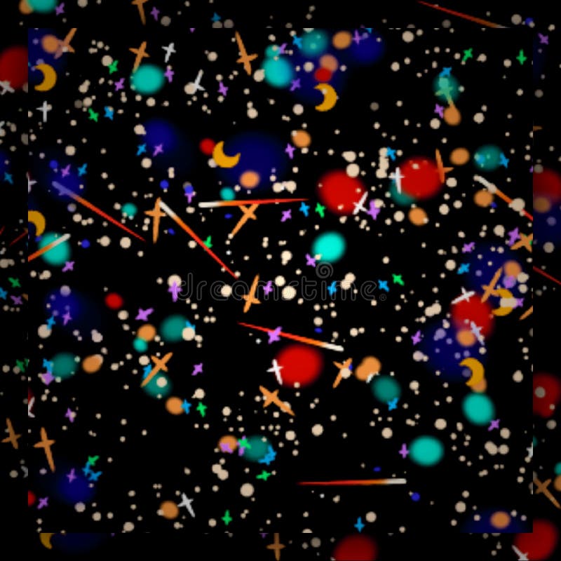 Party Particles Abstract Background Blurs Textures Stock Illustration ...