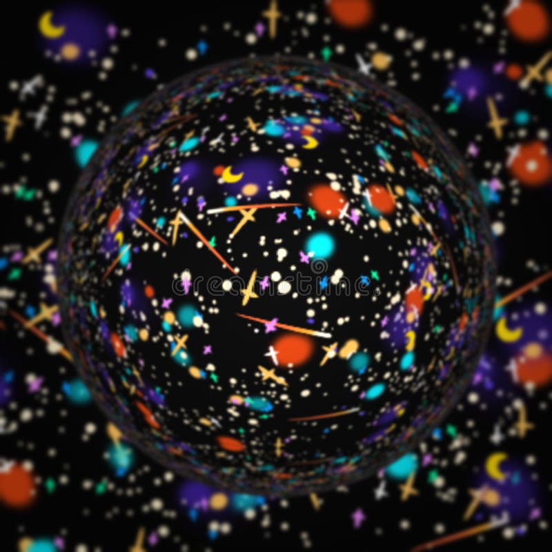 Party Particles Abstract Background Blurs Textures Stock Image - Image ...