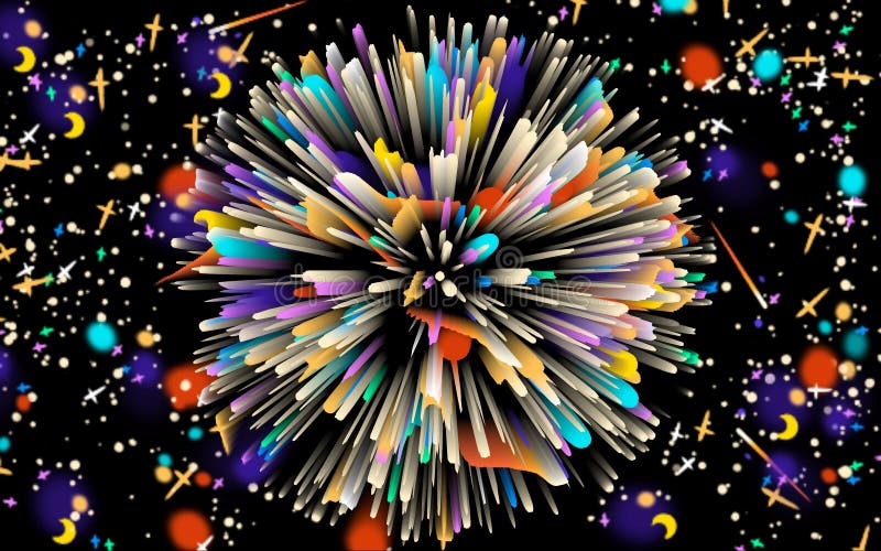 Party Particles Abstract Background Blurs Textures Stock Photo - Image ...