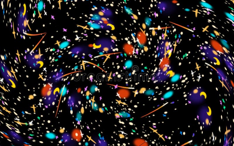 Party Particles Abstract Background Blurs Textures Stock Photo - Image ...