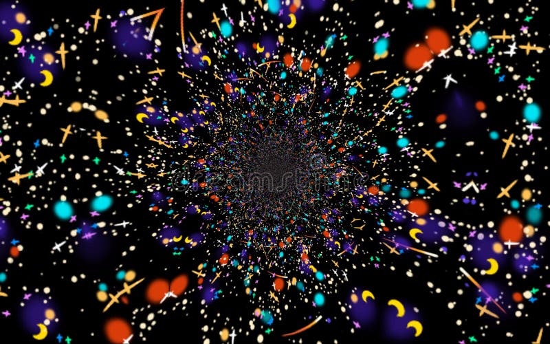 Party Particles Abstract Background Blurs Textures Stock Photo - Image ...