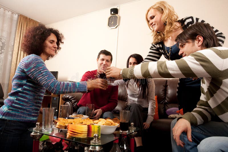 Party people stock photo. Image of celebration, friendship - 12925614