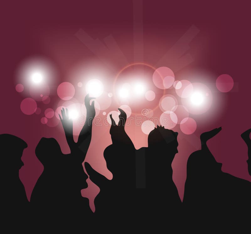 Party People Background. stock vector. Illustration of disco - 44173270