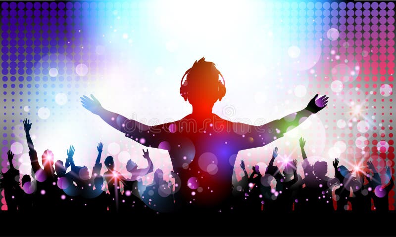 Party people in club stock vector. Illustration of night - 67119463