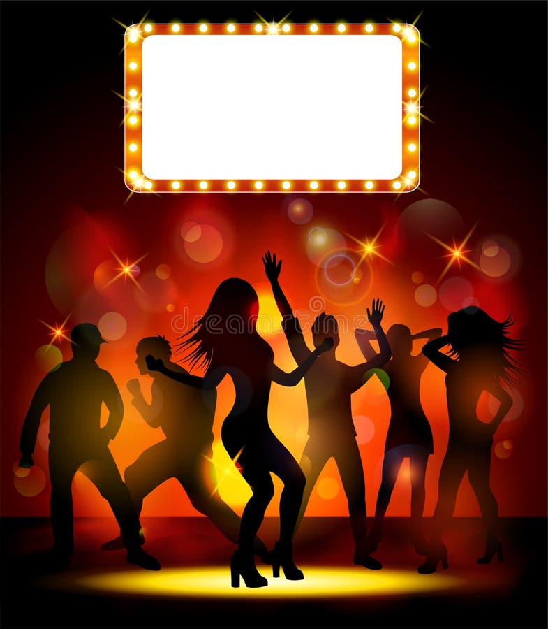 Party people in club stock vector. Illustration of lifestyle - 92079286
