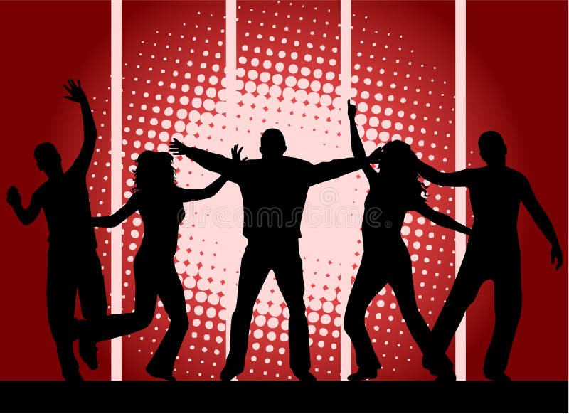 Free People stock vector. Illustration of dancer, disco - 2127092