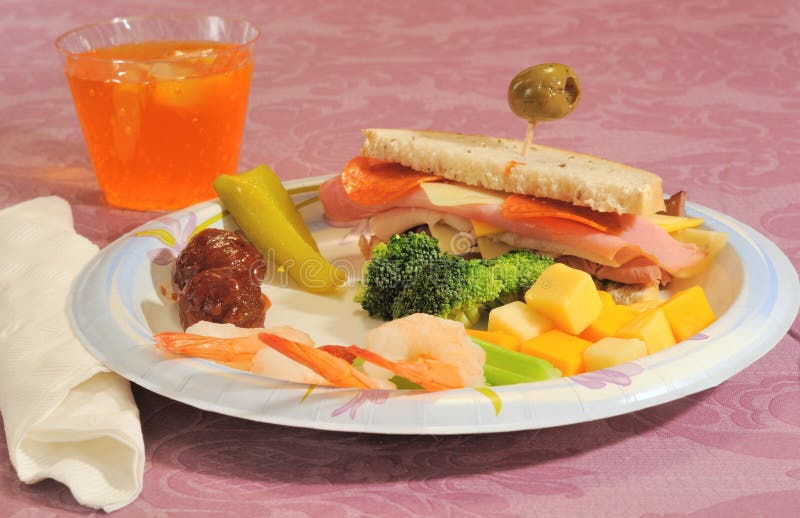 Party plate stock image. Image of pattern, cube, party - 17718423