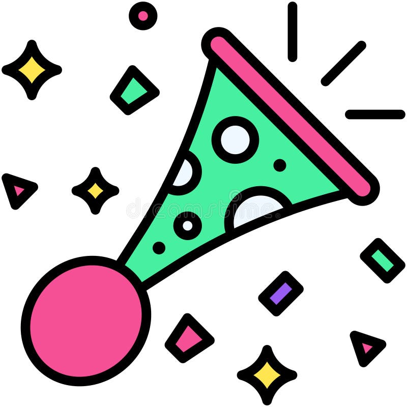 Party Popper Icon Stock Illustrations – 1,906 Party Popper Icon Stock ...