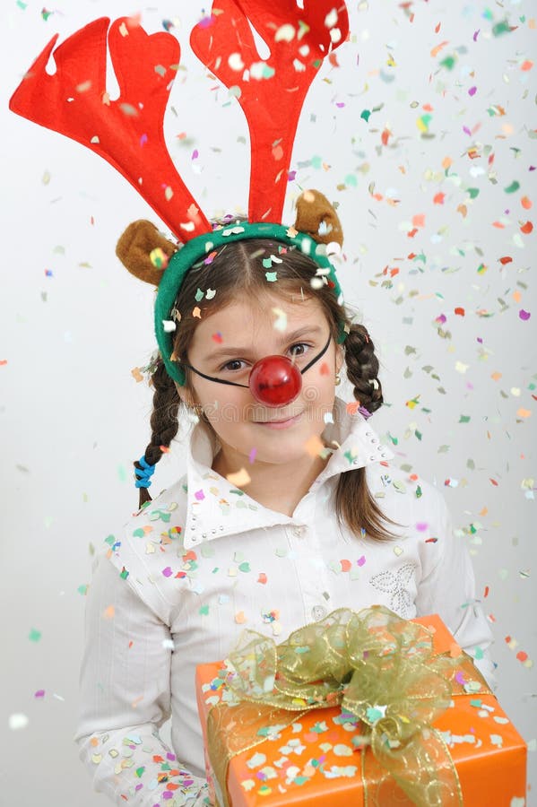 Party portrait stock image. Image of young, horn, event - 7406491
