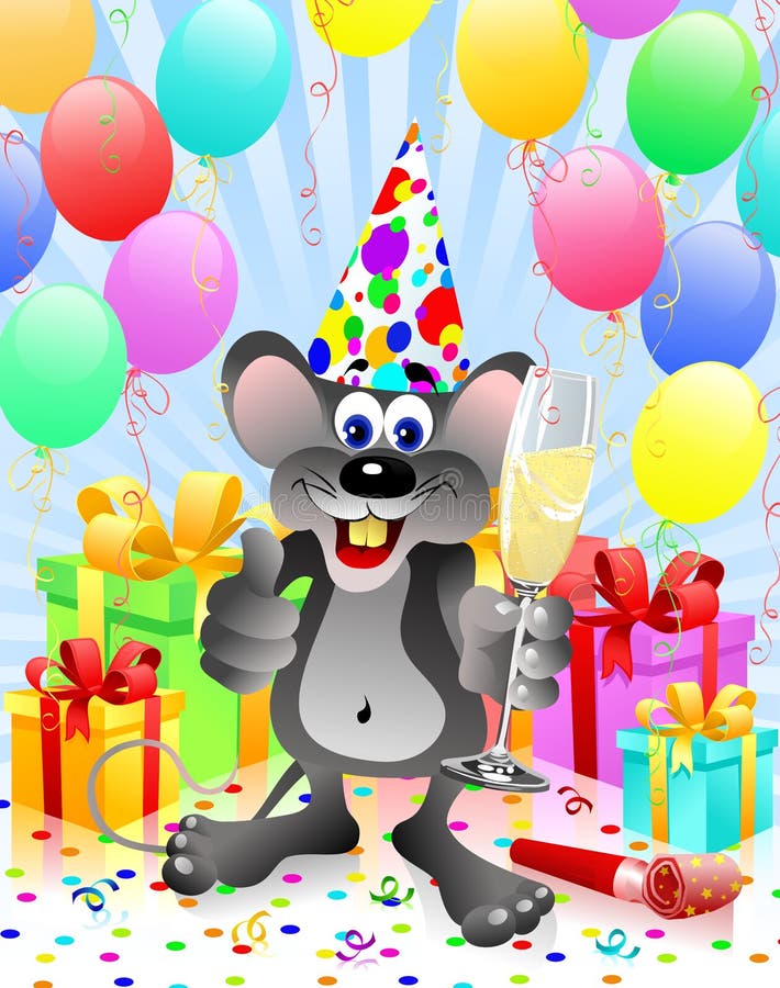 Panda and Balloons stock vector. Illustration of confetti - 34311941