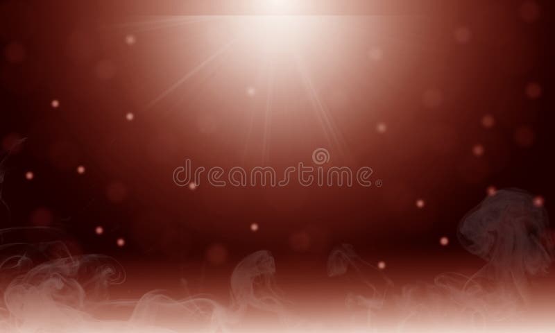 Party Red Bokeh Light on Stage Background Stock Illustration ...