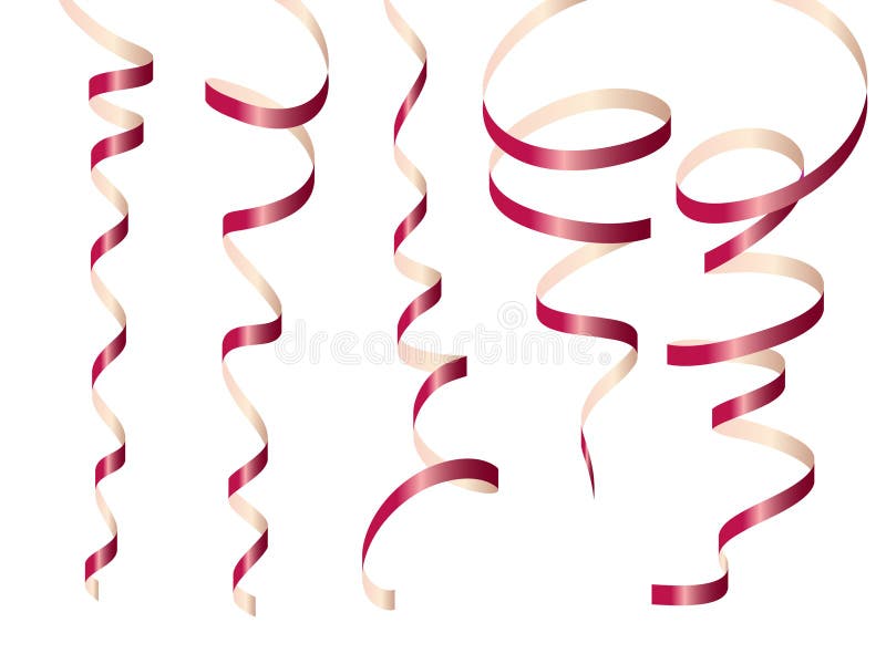 Party ribbon stock vector. Illustration of pink, celebration - 35441453