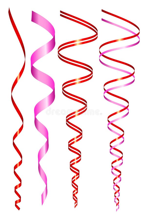 Party ribbon stock vector. Illustration of bright, greeting - 35441450