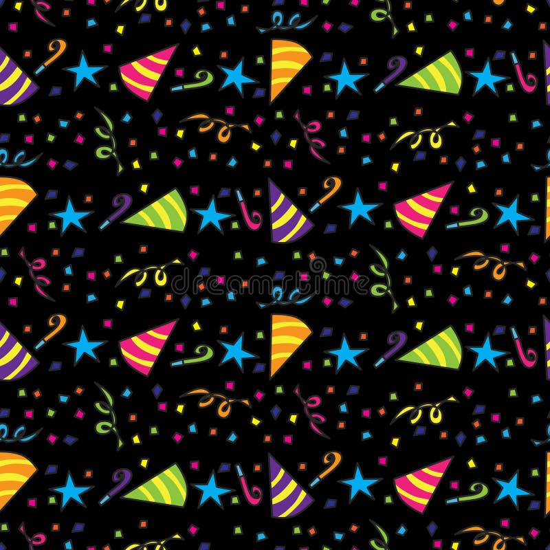 Party seamless pattern stock vector. Illustration of celebration - 59678065