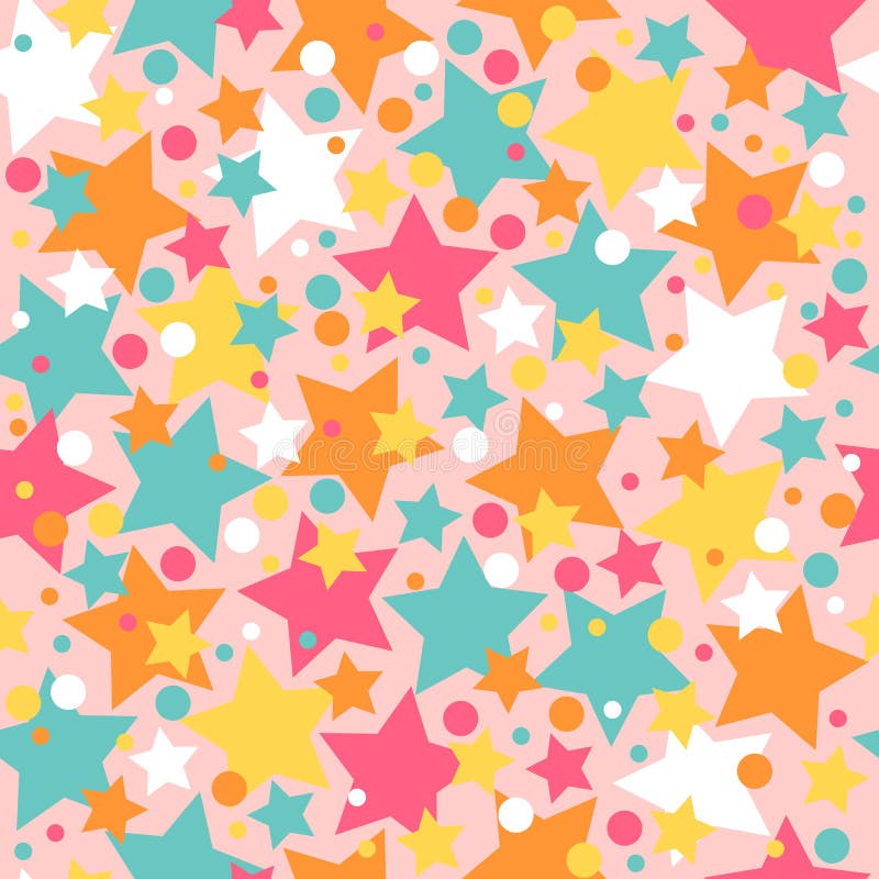 Party Seamless Pattern Textured Vector Background Stock Vector ...