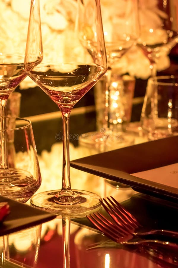 Party Setting with Colorful Bokeh Background Stock Photo - Image of ...