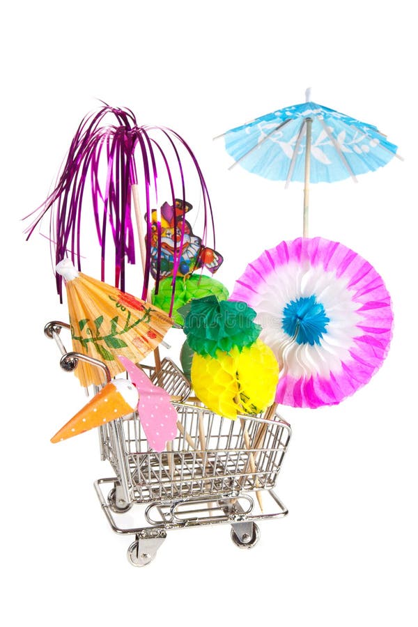 Party shopping stock image. Image of garlands, celebration - 18525577