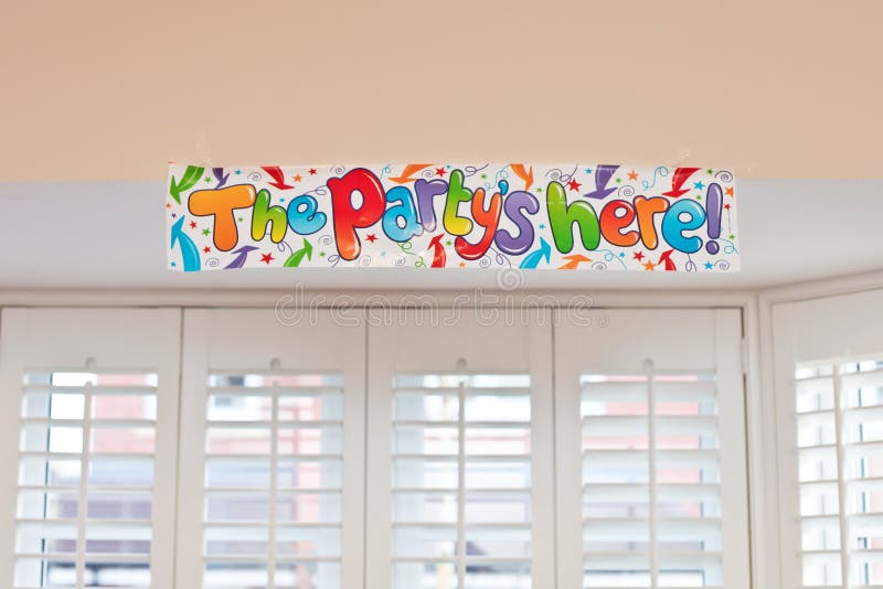 Party sign stock photo. Image of entertainment, gift - 37167210