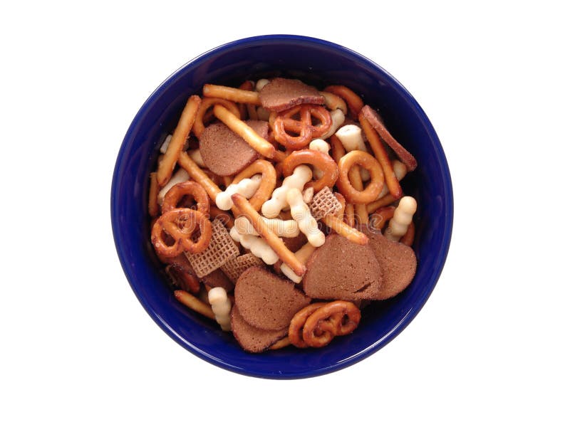Party snack mix stock image. Image of chips, variety, pretzel - 4326571