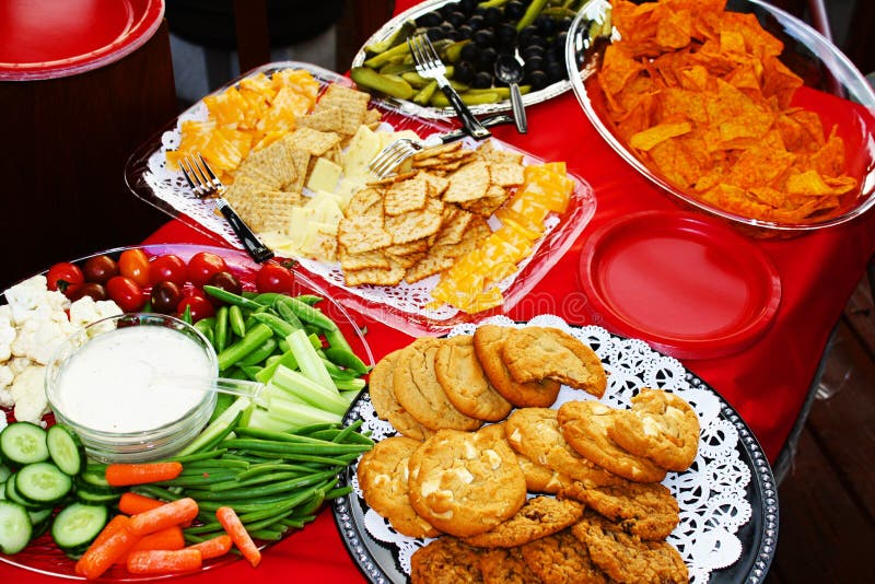 The party snacks stock image. Image of snacks, party - 43001077