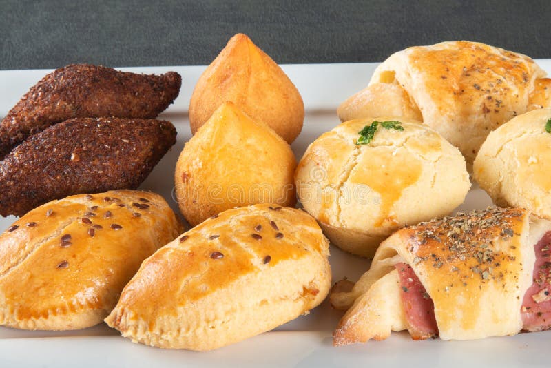 Party Snacks. Typical Party Food Stock Photo - Image of croissant ...