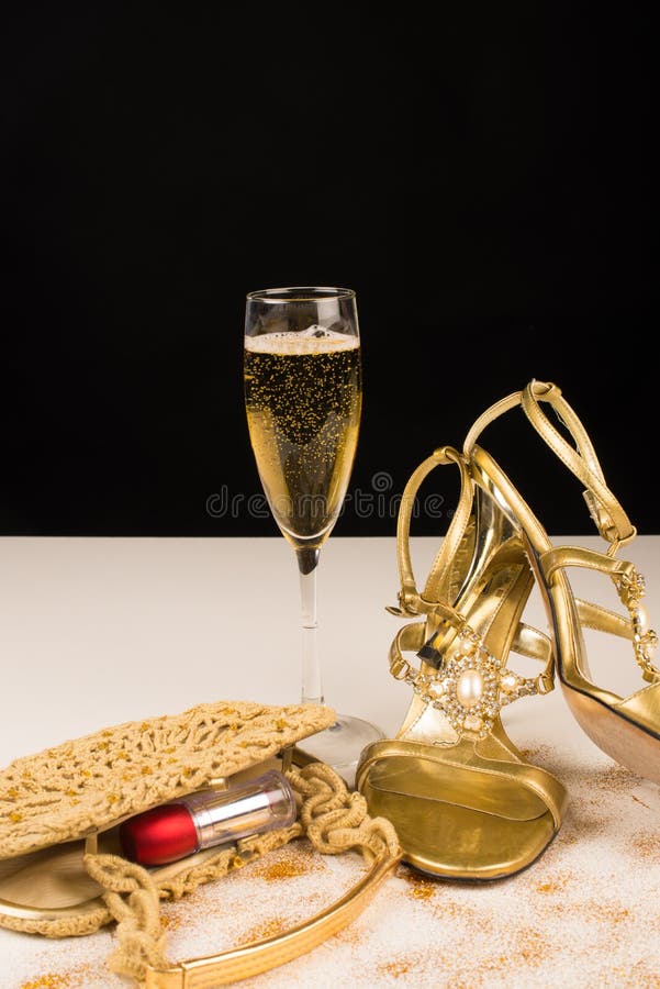 Party Still Life with Blank Paper for Your Text Stock Photo - Image of ...