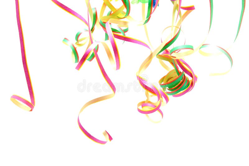 Party streamers stock image. Image of colorful, decoration - 34367559