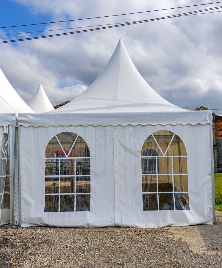 Party Tent Canopy stock photo. Image of 2022, exterior - 263961412