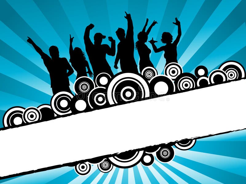 Grunge party time stock vector. Illustration of abstract - 2772077