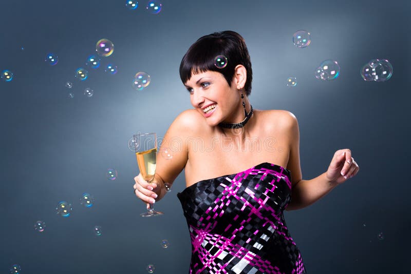 Party time stock image. Image of drink, caucasian, elegant - 3546619