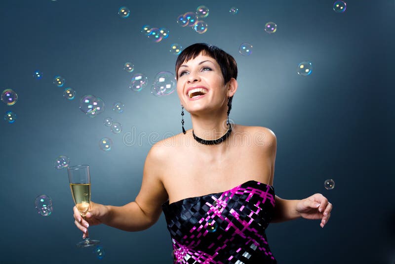 Party time stock photo. Image of flirting, bubbles, cheers - 3546636