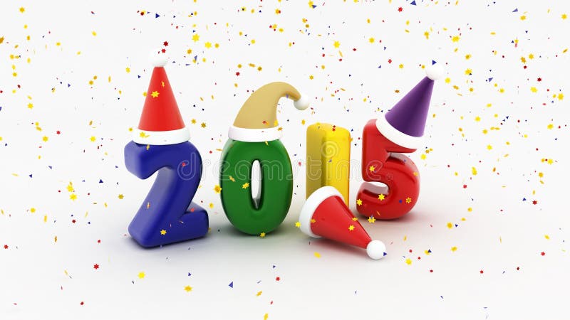 2015 Party Time stock illustration. Illustration of wallpaper - 48068037