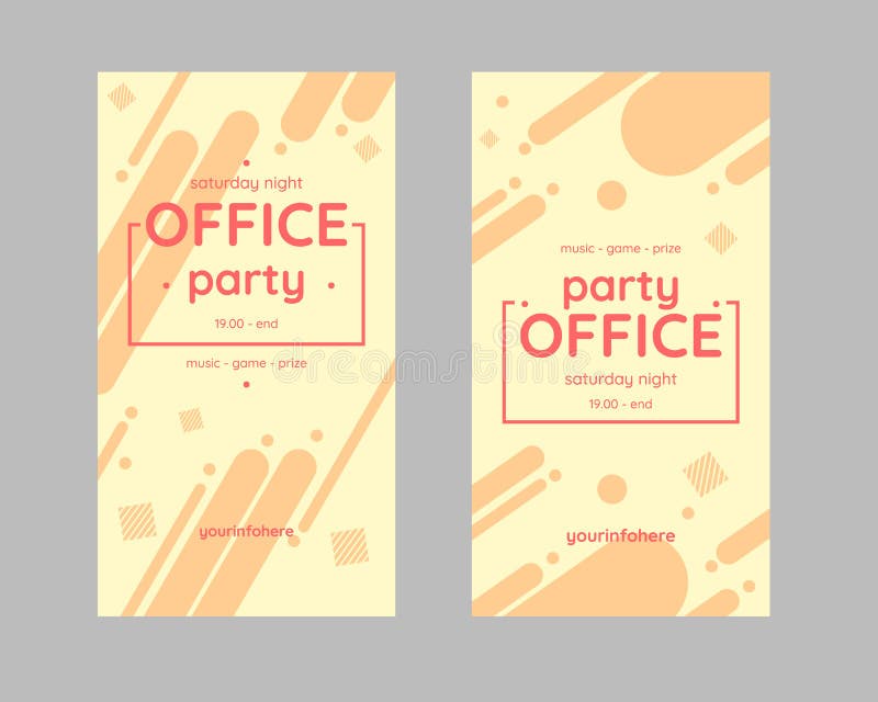 Party Time Web Banner Template Vector Design Stock Vector ...
