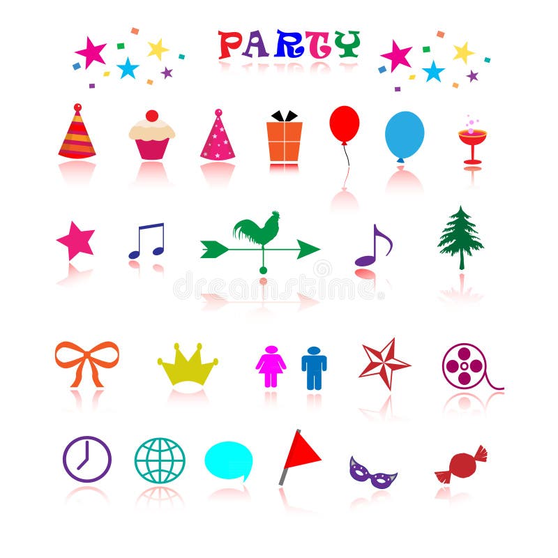 Party vector icon stock vector. Illustration of christmas - 60827146