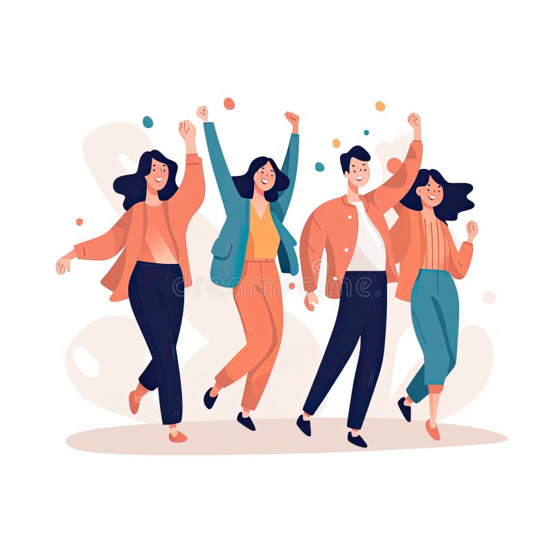 Party Vector Illustration. stock illustration. Illustration of floor ...