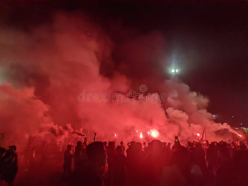 Party stock image. Image of party, campfire, fireworks - 262058463