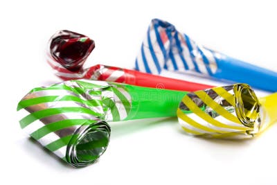 Party whistle stock image. Image of confetti, anniversary - 1623391