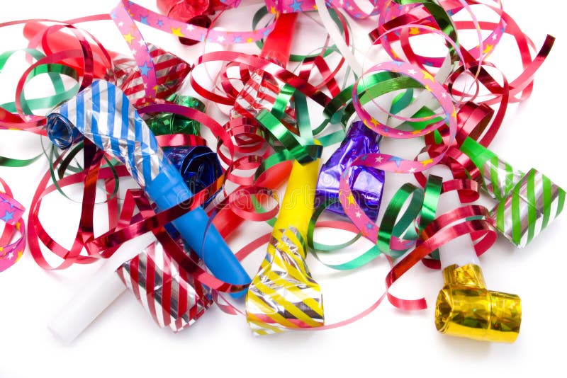 Party whistle stock image. Image of confetti, anniversary - 1623391