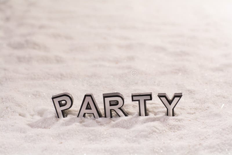 Party word sparkler stock image. Image of attention, birthday - 1510195