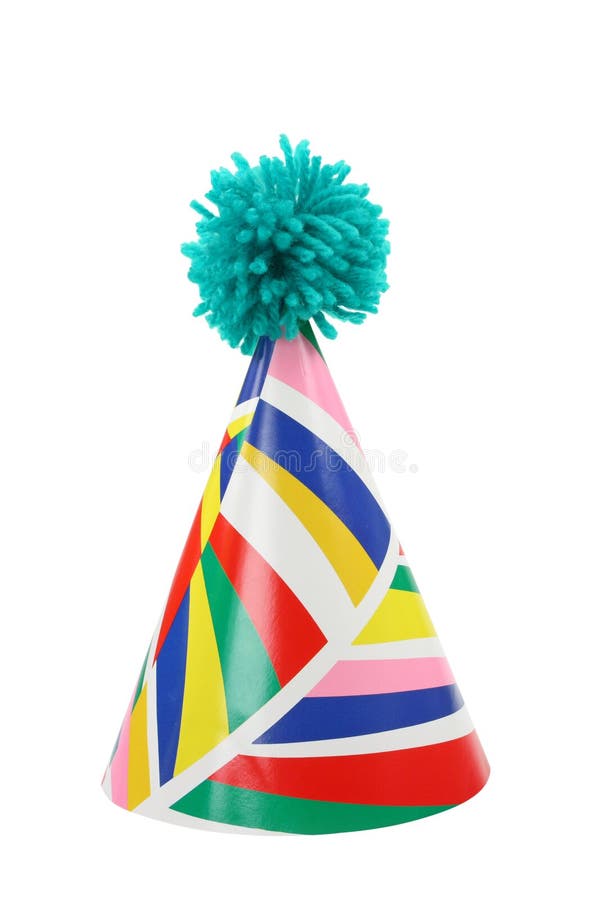 Gruppe Des Jugendlichen Im Partyhut. Stockfoto - Bild von frau, junge ...