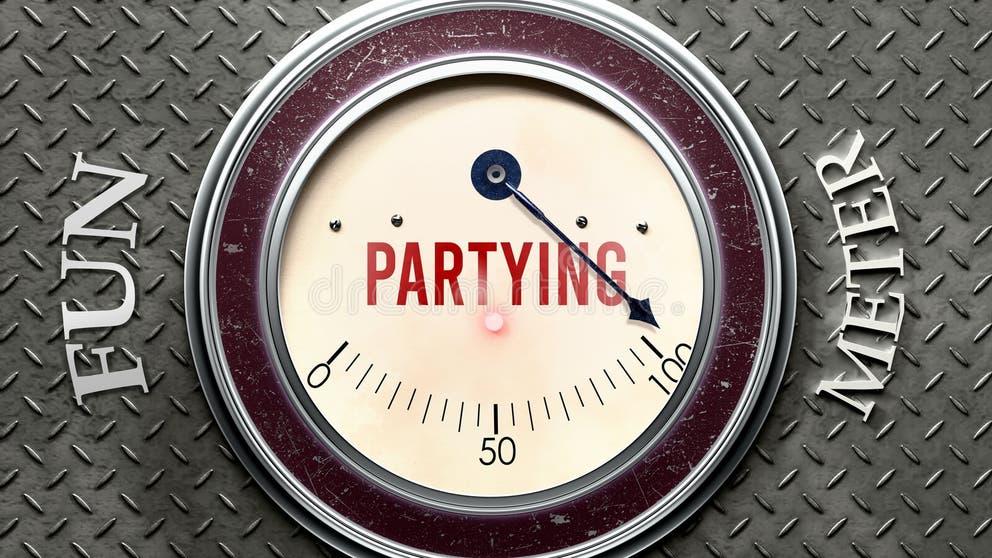 Partying and Fun that is Hitting a Full Scale, Showing a Very High ...