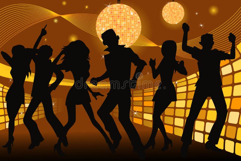 Partying people stock vector. Illustration of people - 19445706